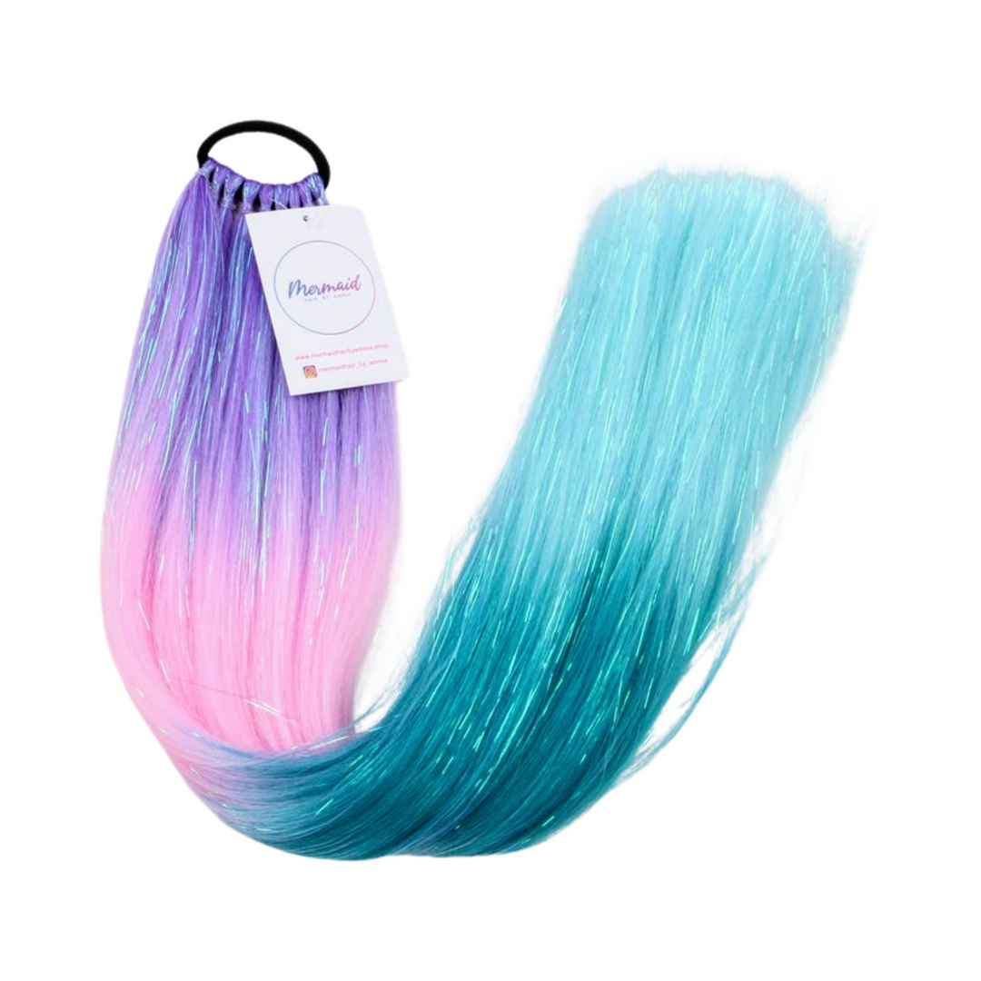 Mermaid Hair By Emma Re-Usable Tie In Hair Extensions