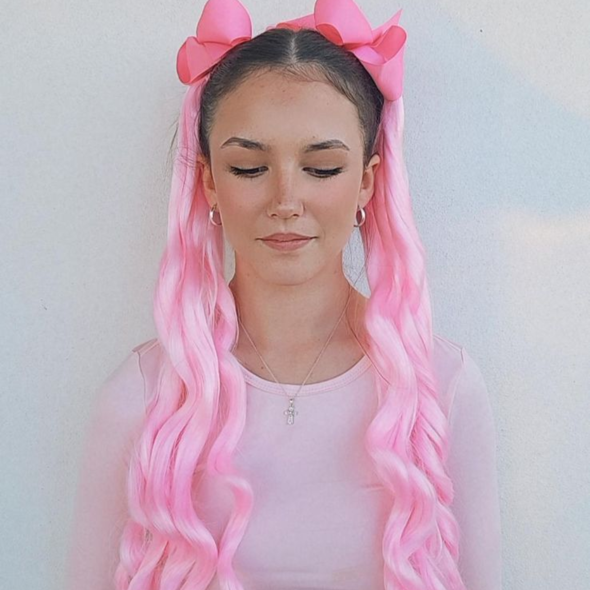 Pink Curly Hair Extensions – Mermaid Hair By Emma