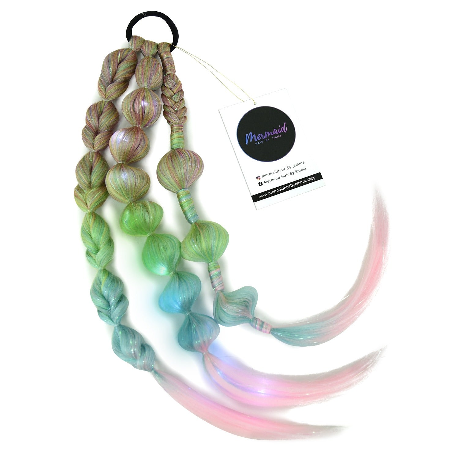 Multi-Colour LED Bubble Hair Extensions | 27" – Mermaid Hair By Emma
