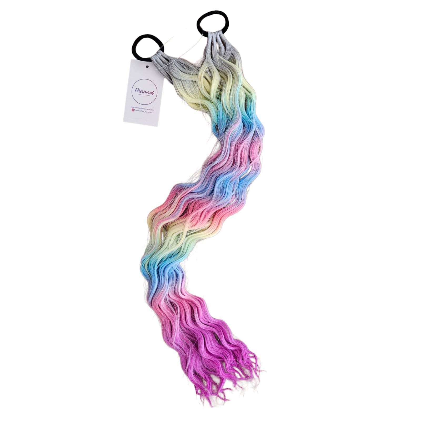 Mermaid Tie-in Waves Pig Tails – Mermaid Hair By Emma
